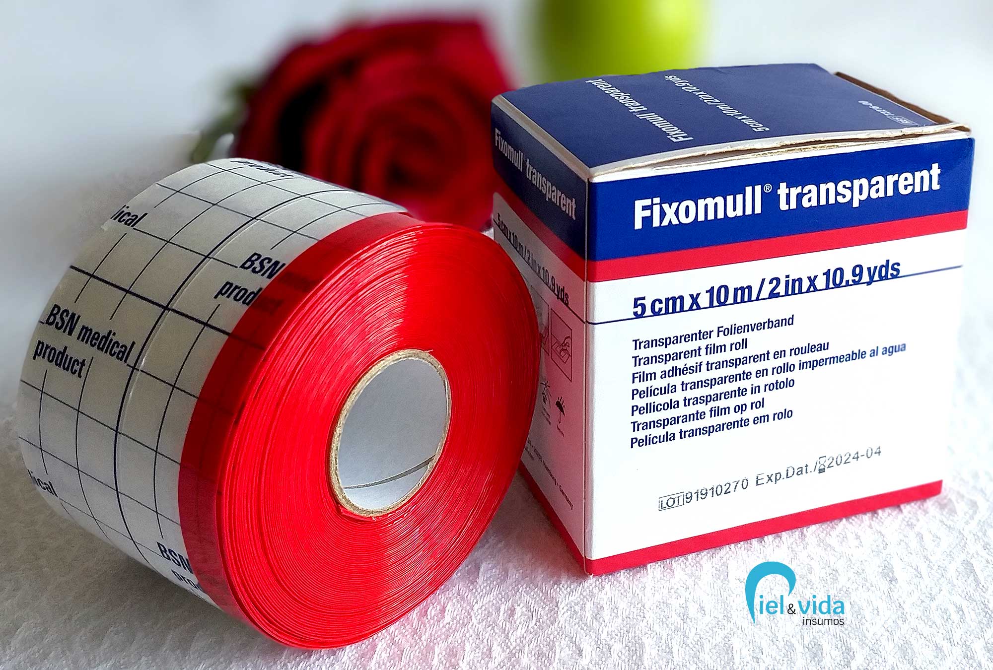 Fixomull Transparente – Piel y Vida Insumos