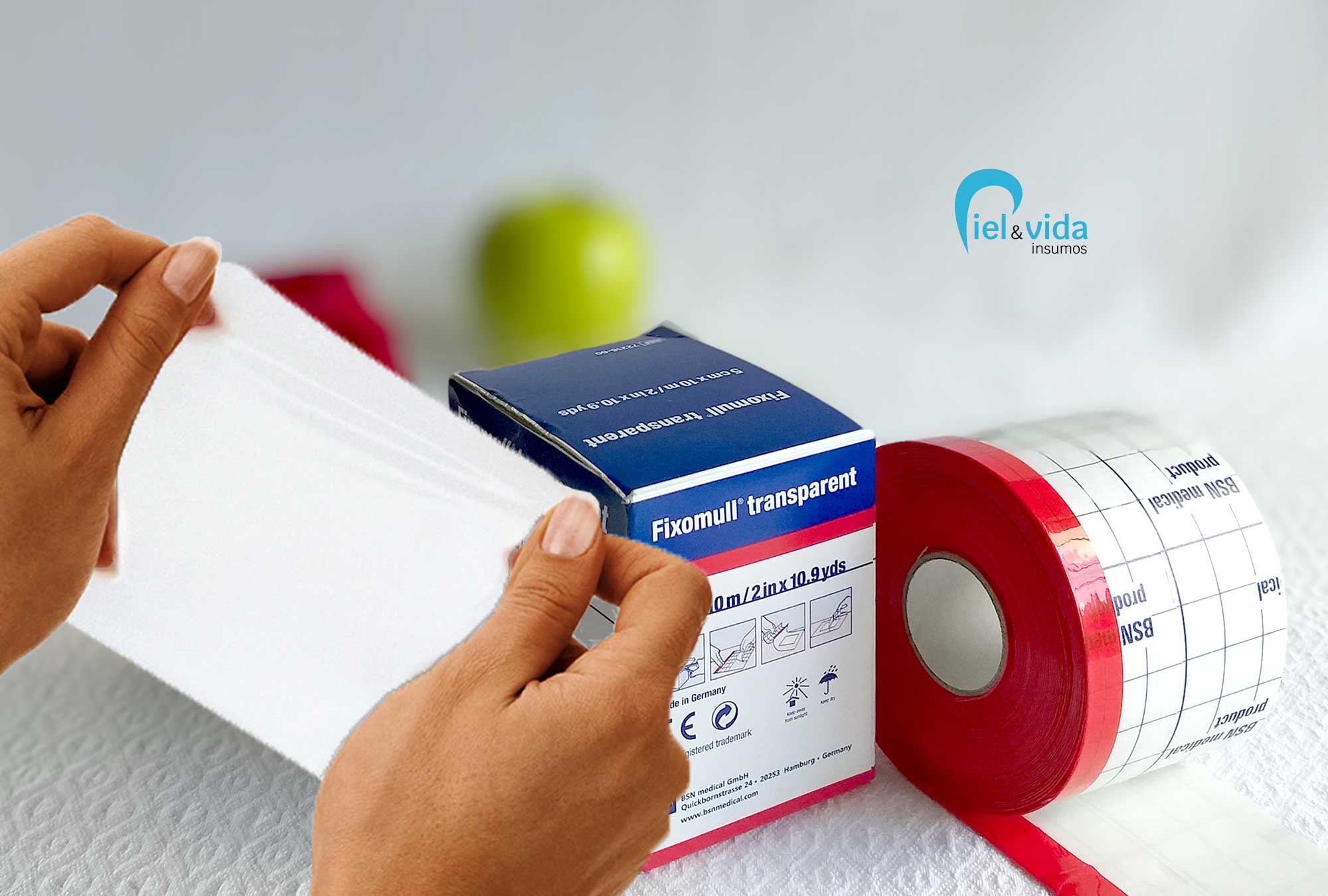 Fixomull Transparente – Piel y Vida Insumos